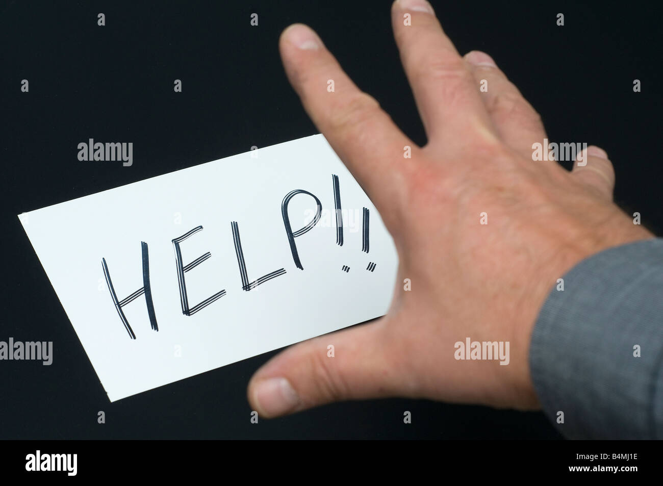 Help note hi-res stock photography and images - Alamy