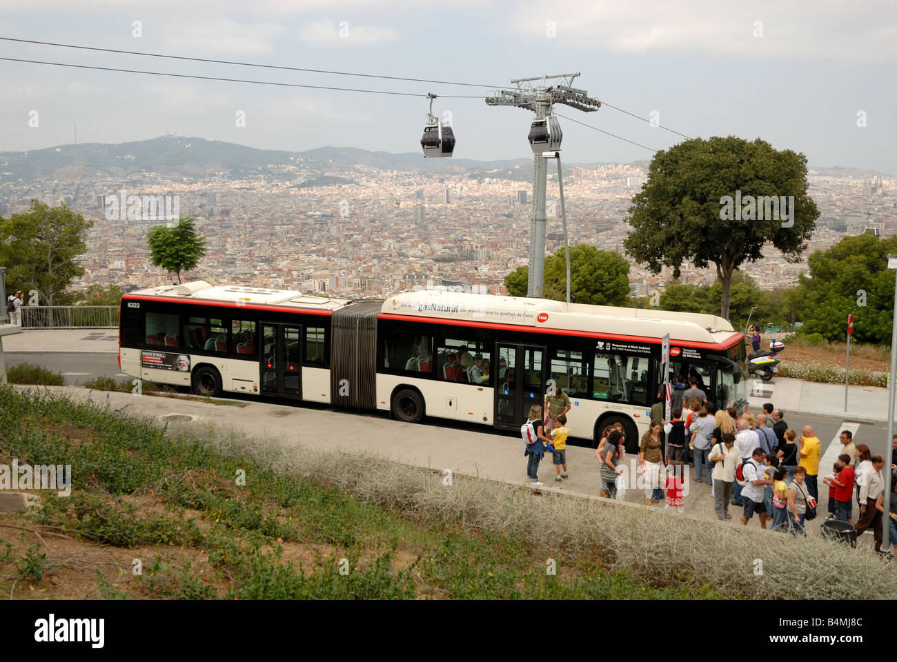 Bus stop barcelona hi-res stock photography and images - Alamy