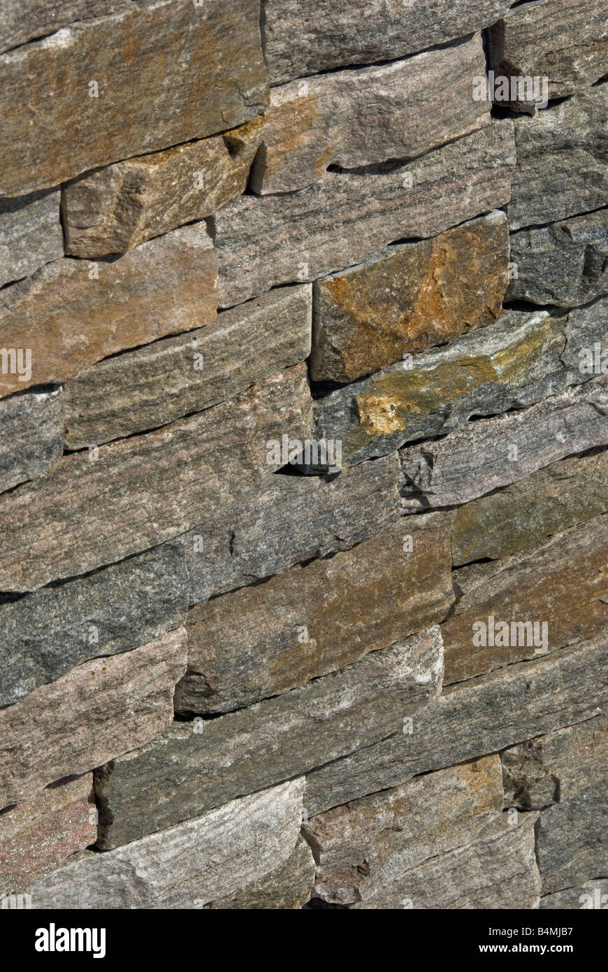 Close up abstract view pattern urban architectural exterior stone ...