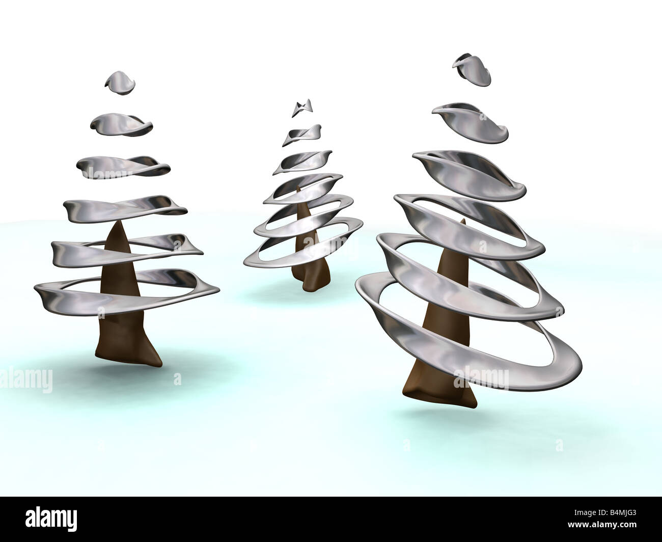 Modern christmas trees hi-res stock photography and images - Alamy