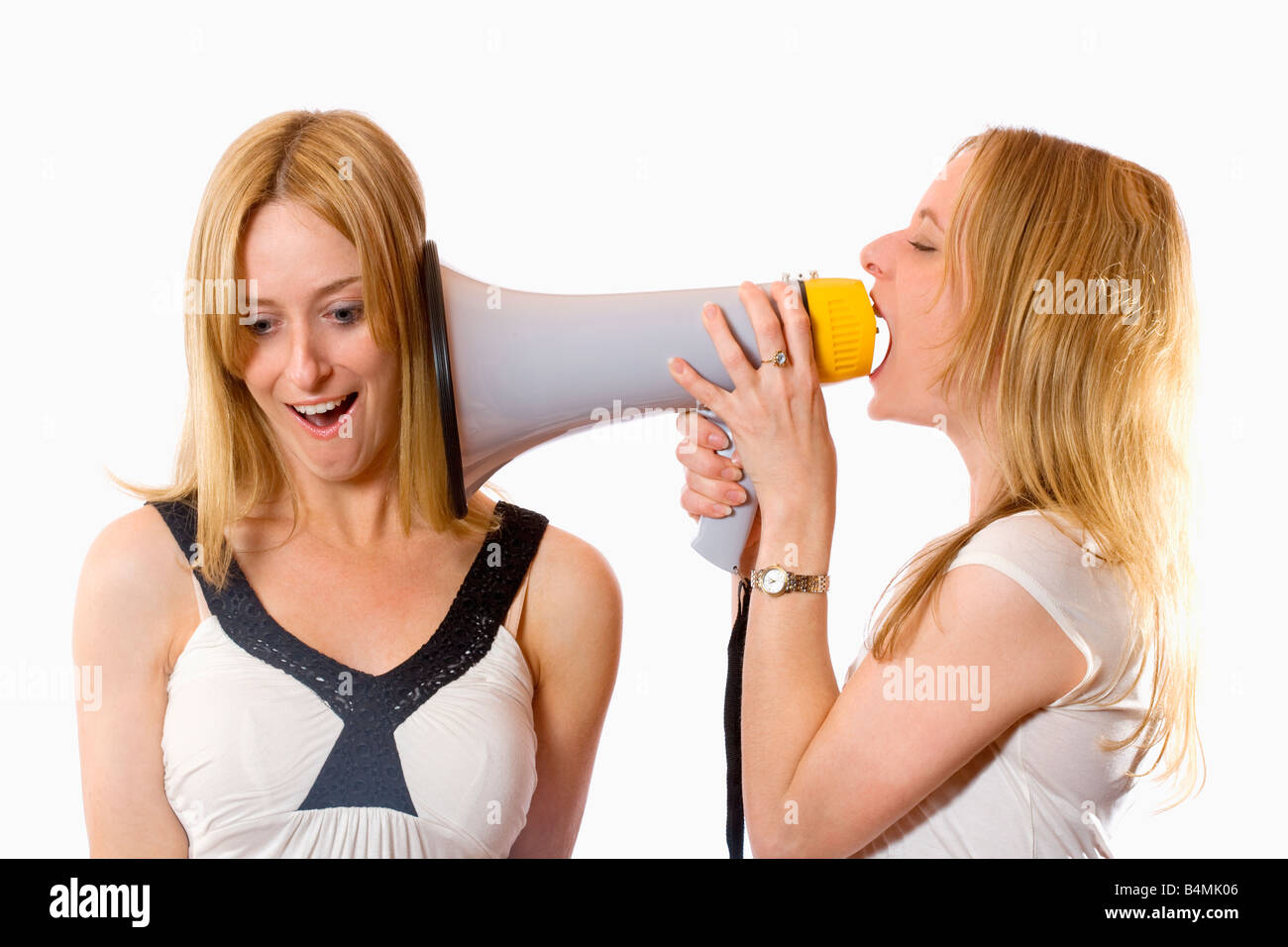 Ear megaphone hi-res stock photography and images - Alamy