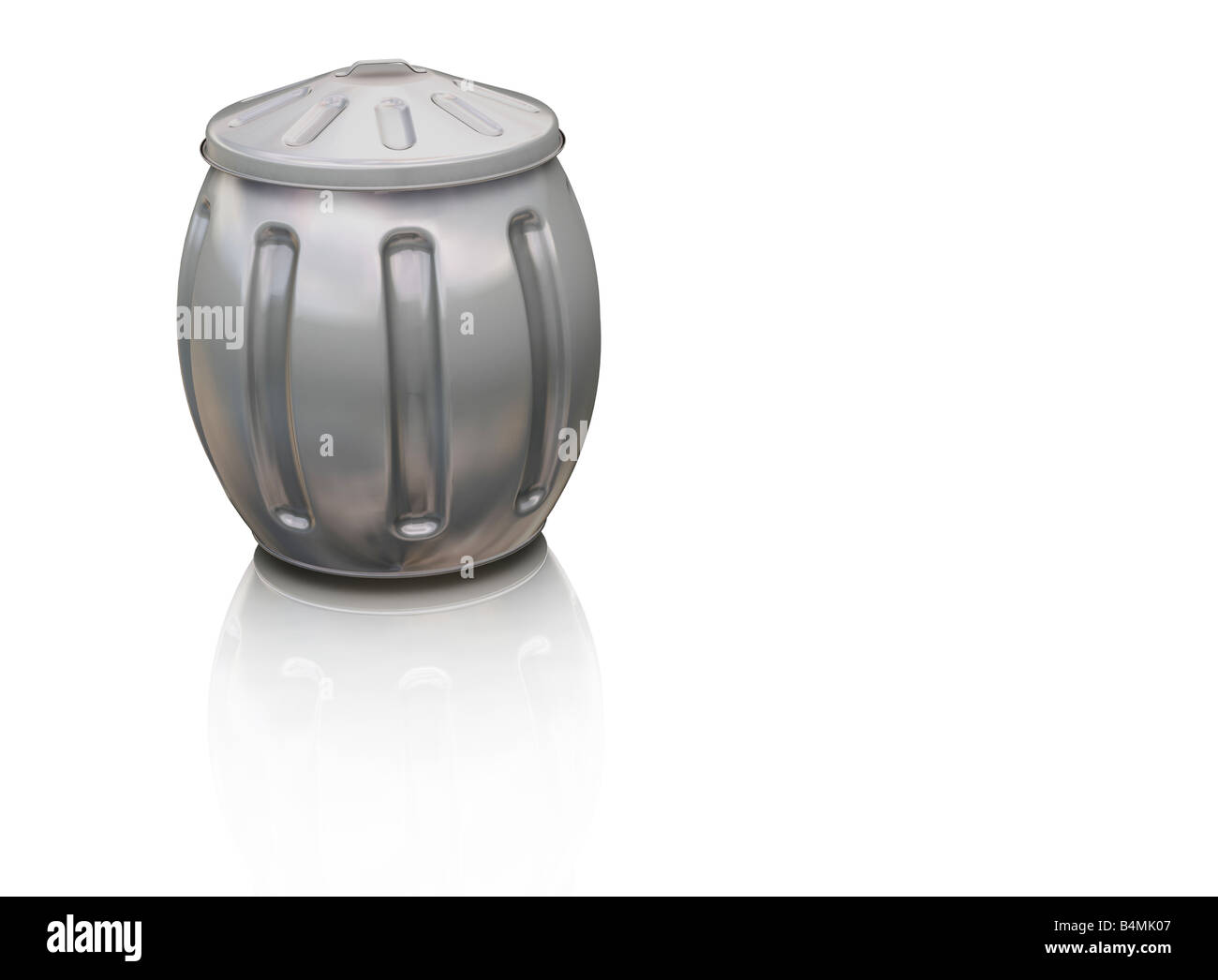 3D render of a full trash can Stock Photo - Alamy