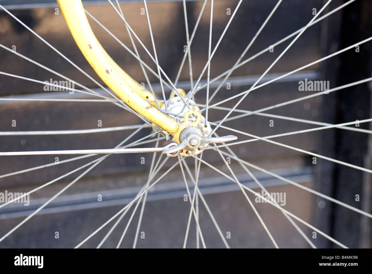 Spokes of a bicycle wheel Stock Photo - Alamy