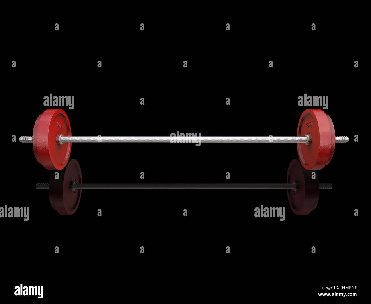 3D render of weights Stock Photo - Alamy