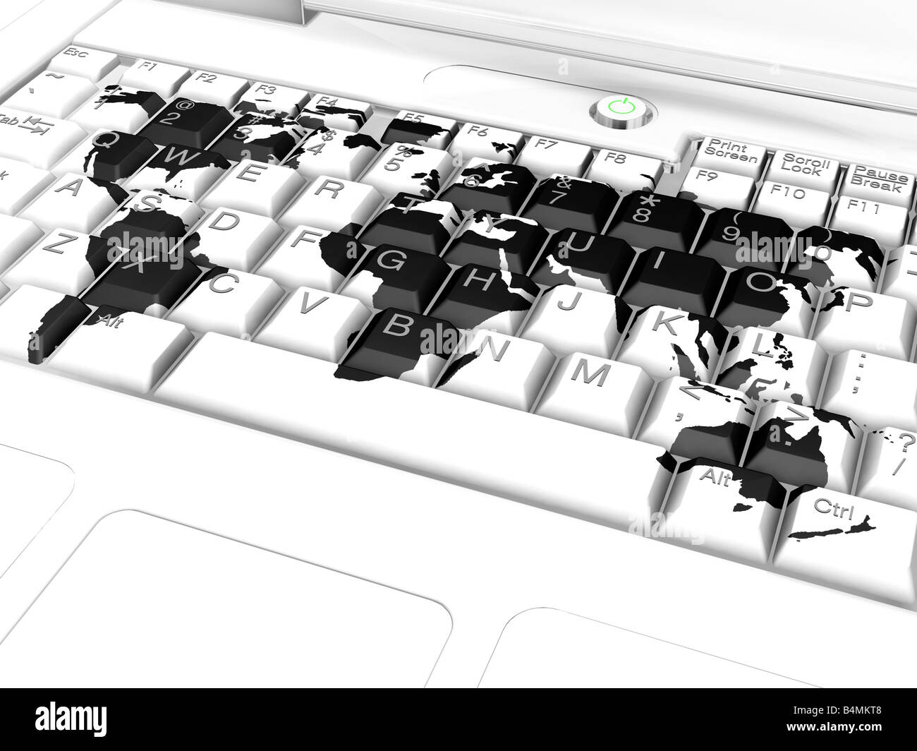 World map keyboard hi-res stock photography and images - Alamy