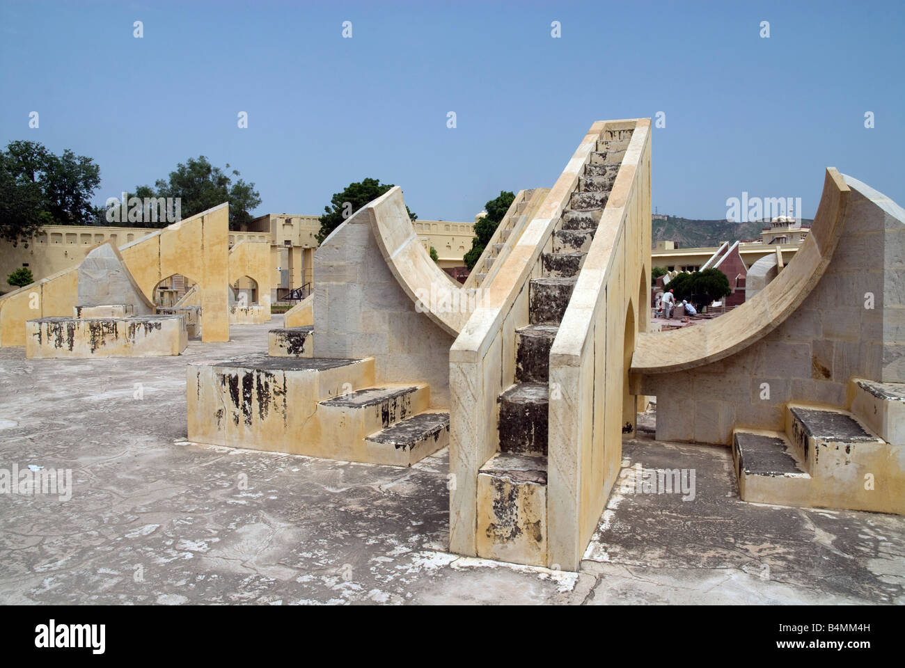 India Rajasthan Jaipur The Jantar Mantar observatory Stock Photo - Alamy
