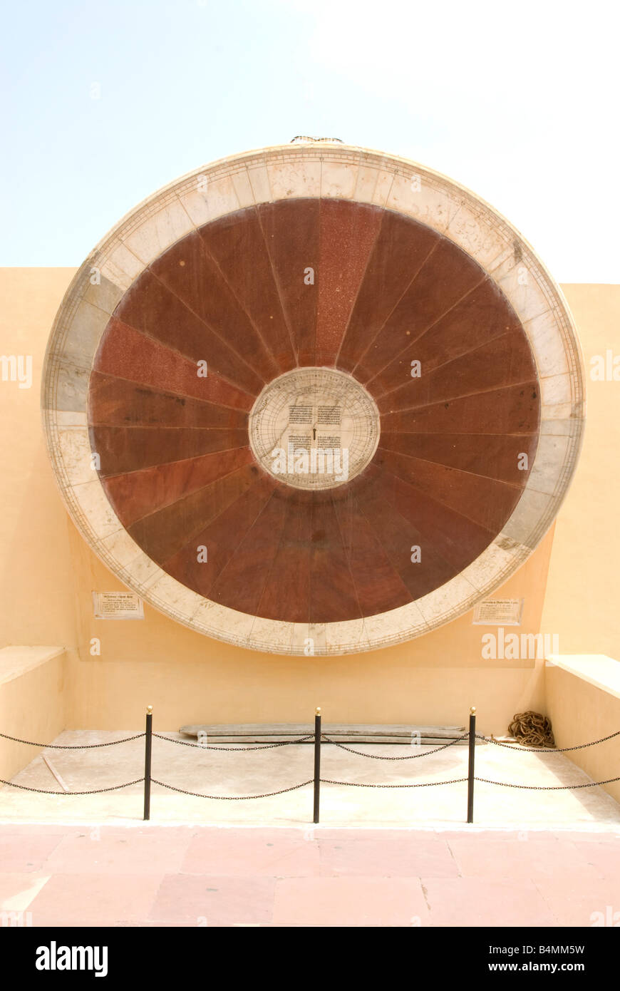 India Rajasthan Jaipur The Jantar Mantar observatory Stock Photo - Alamy