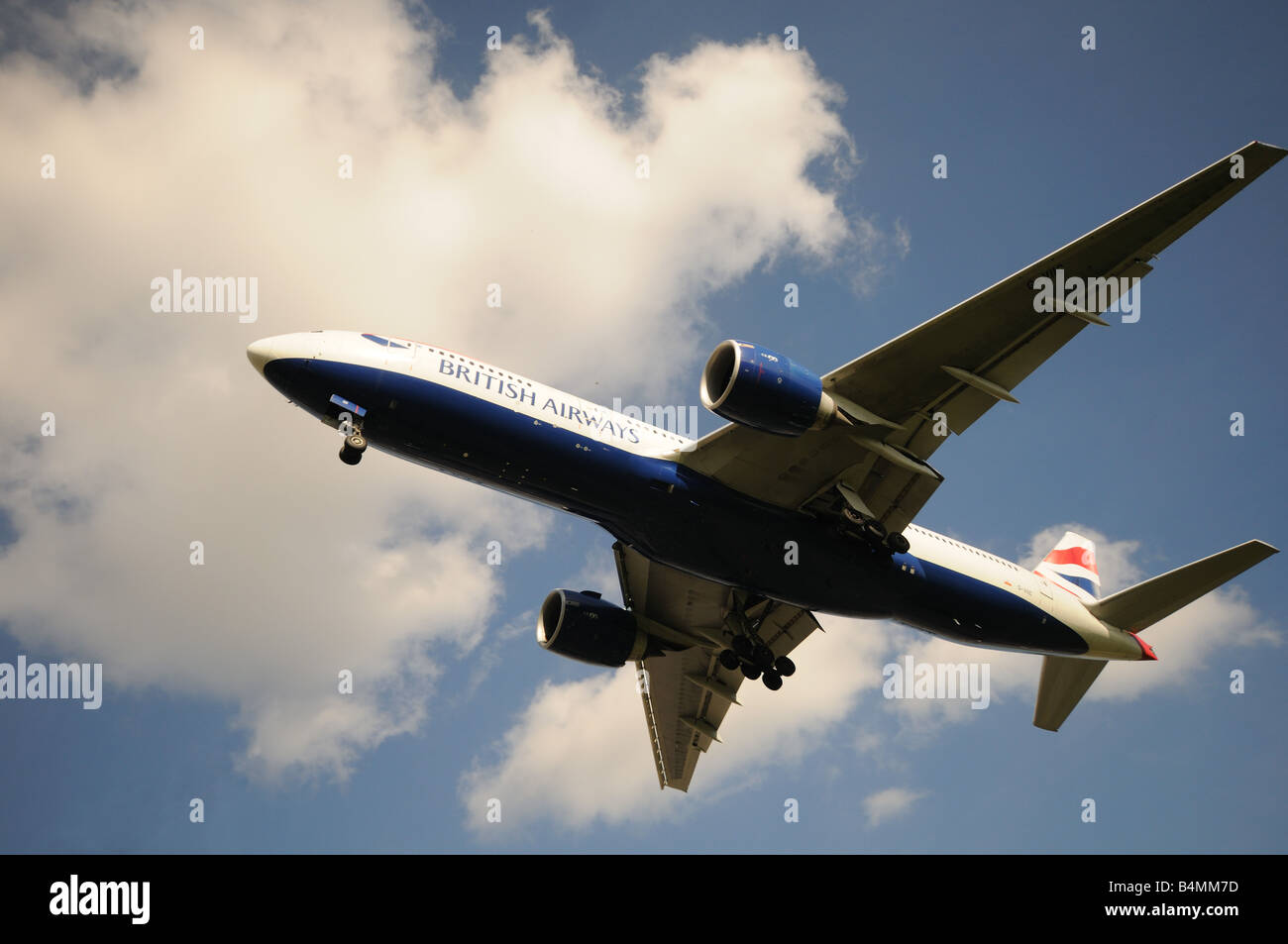 British airways Boeing 777 236 ER Airplane coming in to land at ...