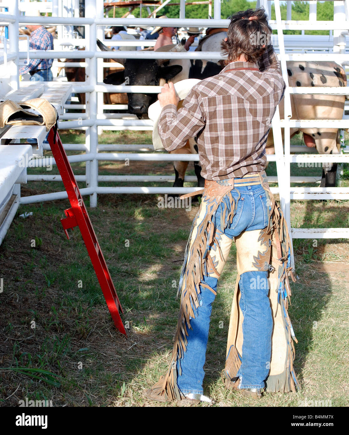 Cowboy chaps hi-res stock photography and images - Alamy