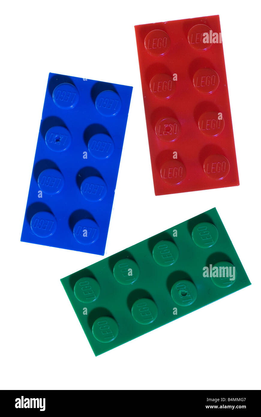 Coloured Building Blocks Stock Photo - Alamy