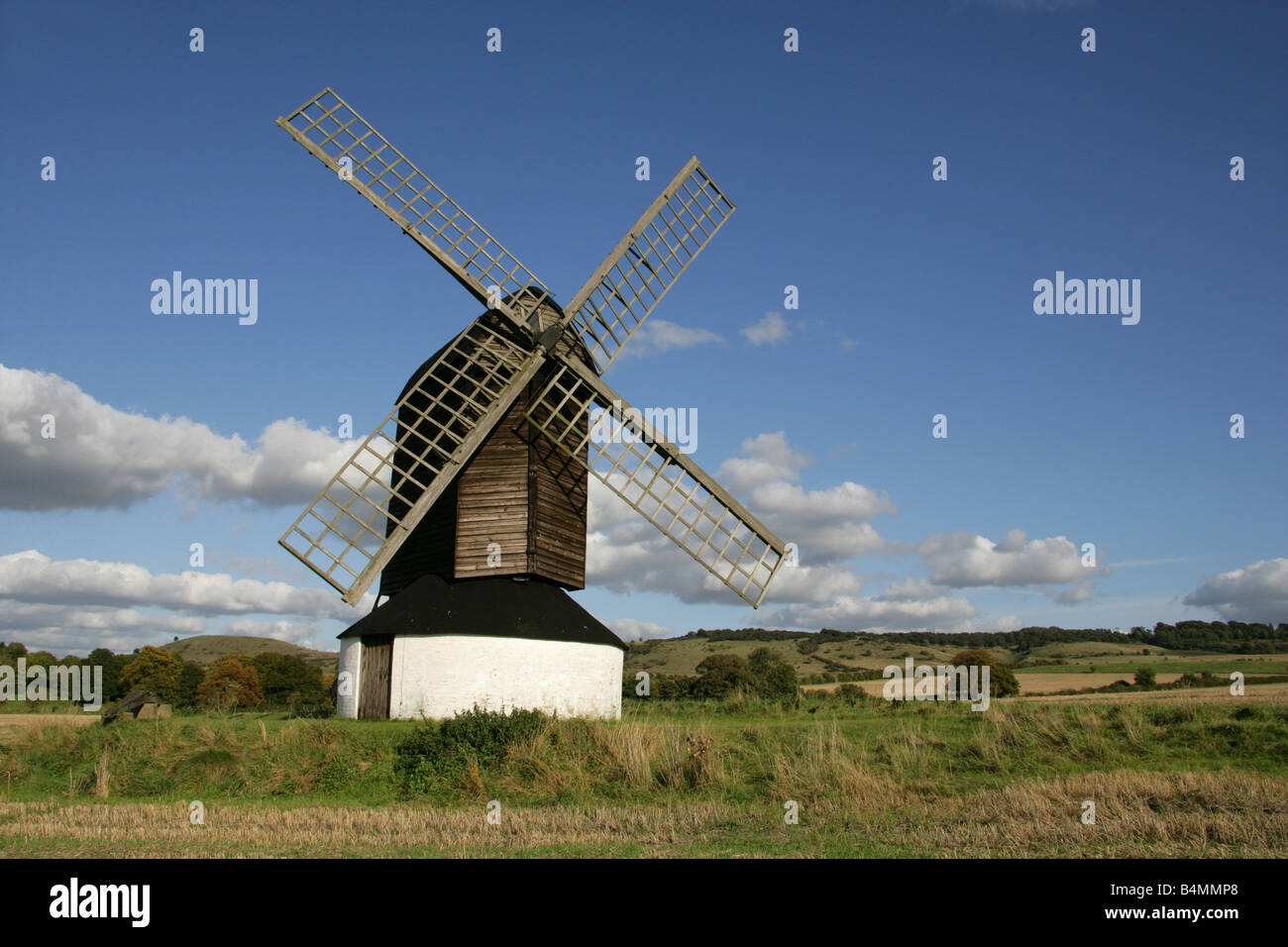 Pitstone Windmill, Pitstone Near Ivinghoe, Buckinghamshire, UK Stock ...
