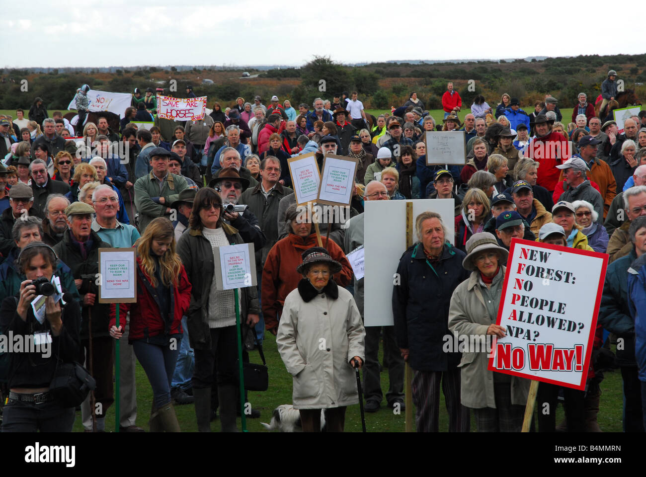 Horse protest hi-res stock photography and images - Alamy