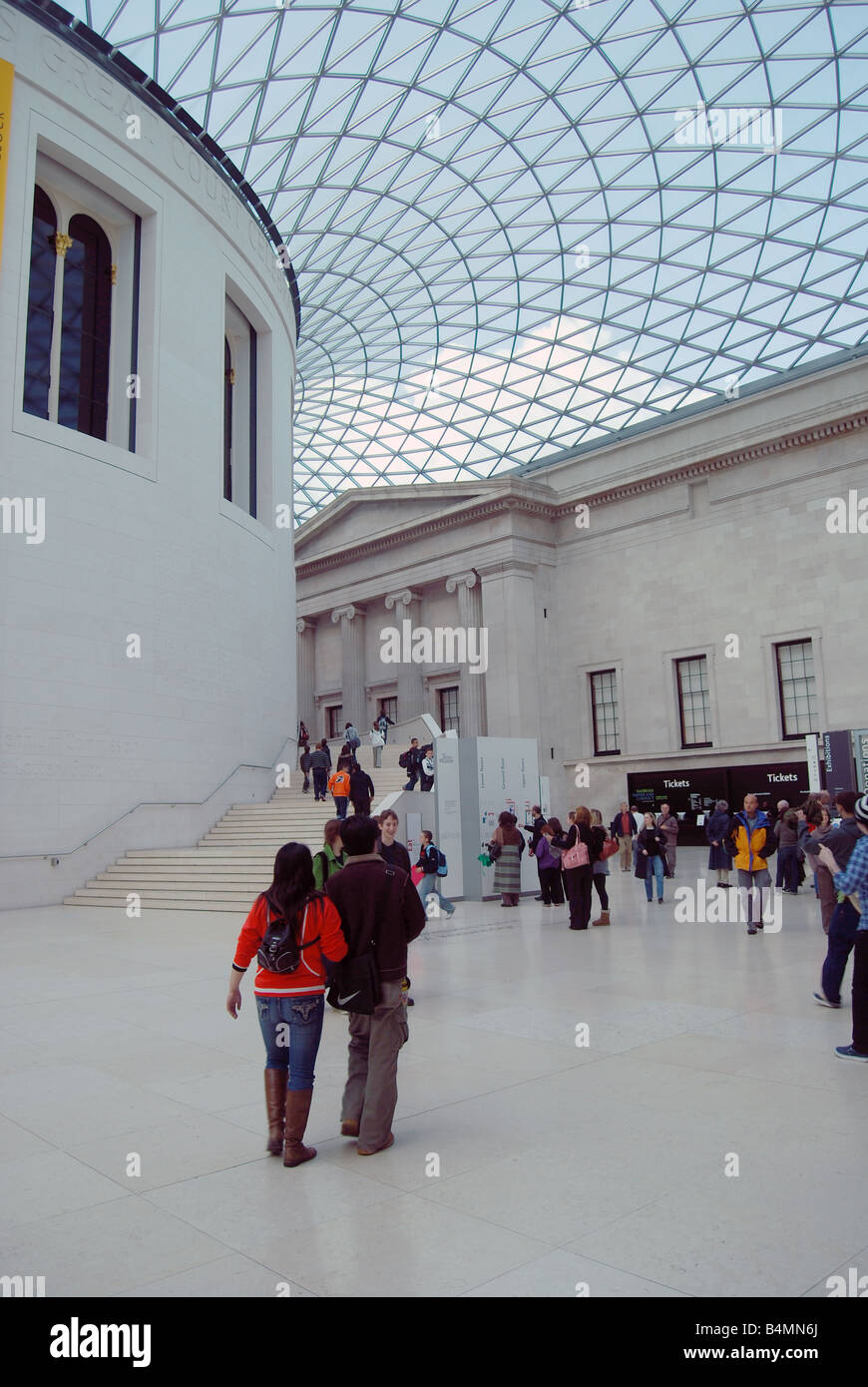 British Museum Atrium "Norman Foster" London Stock Photo - Alamy