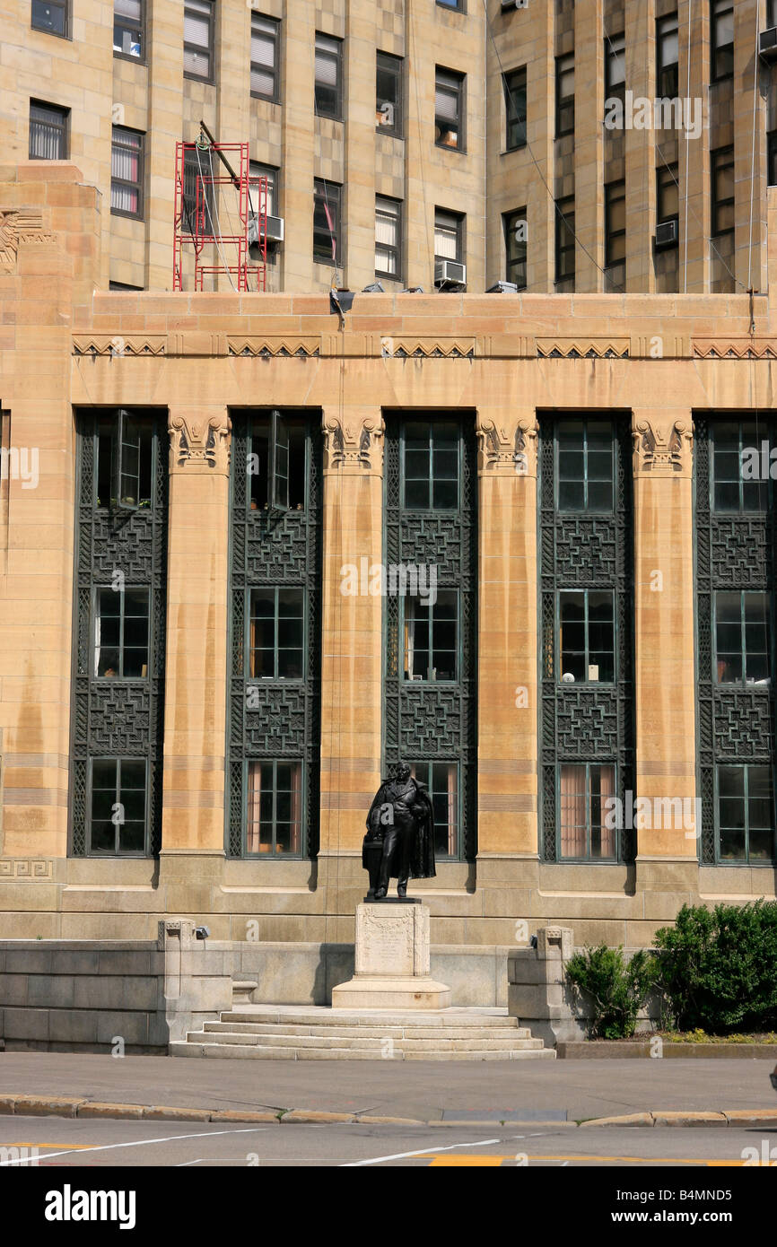 The statue of U.S President Millard Fillmore Buffalo City Hall New York NY pictures images very ...
