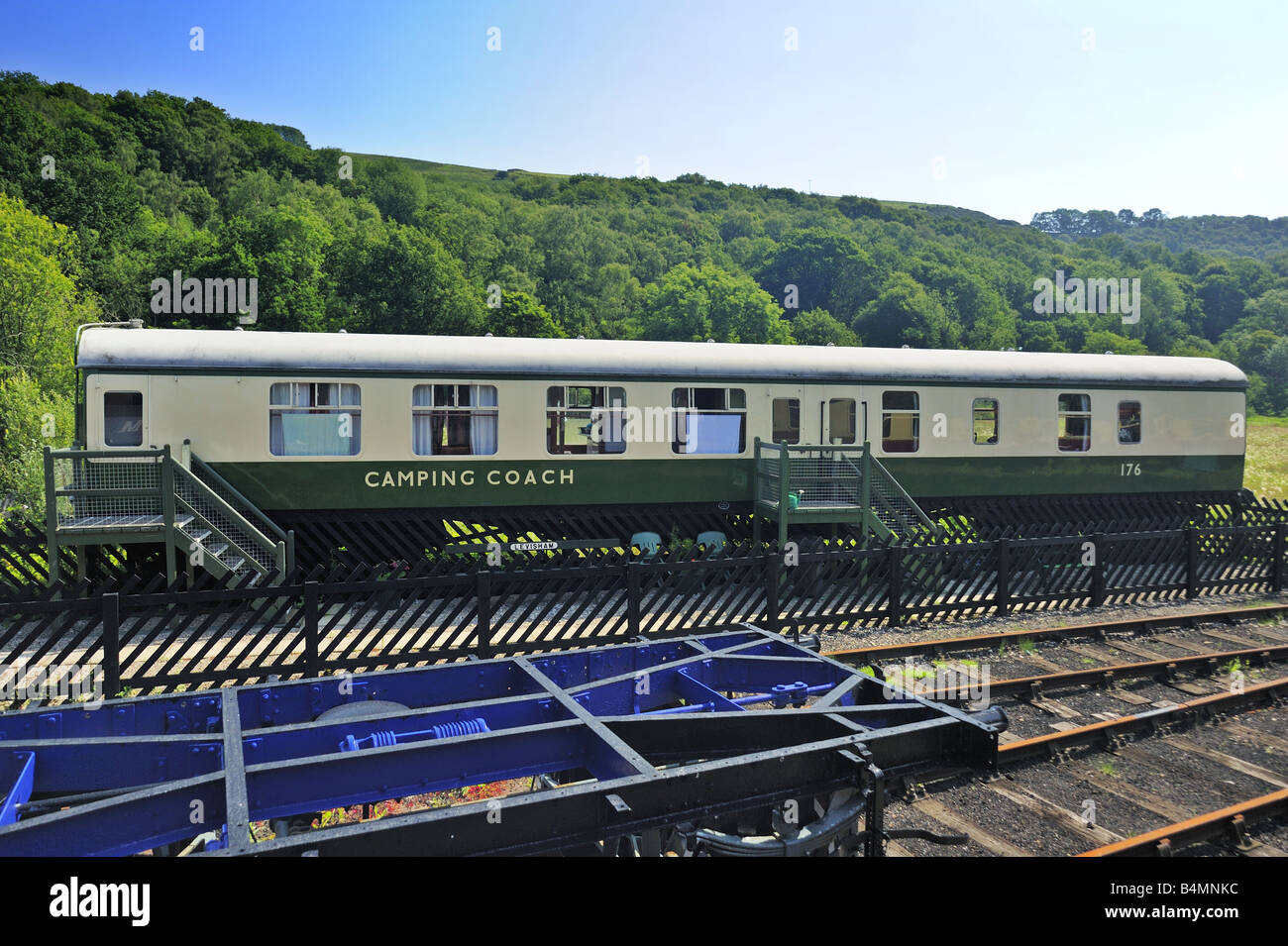 British Railways camping coach Stock Photo - Alamy
