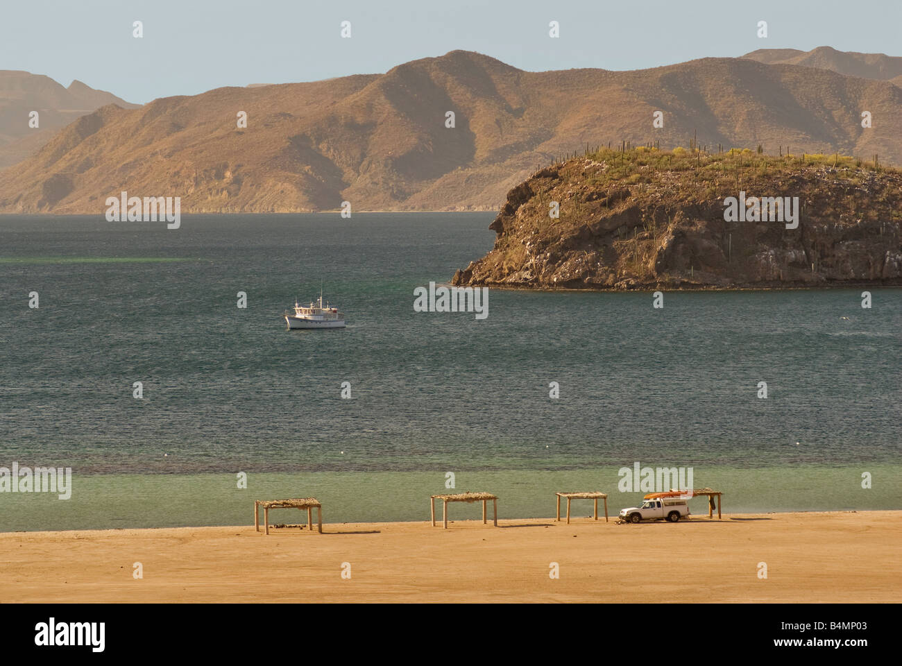 Playa Santispac at Bahia Concepcion Baja California Sur Mexico Stock ...