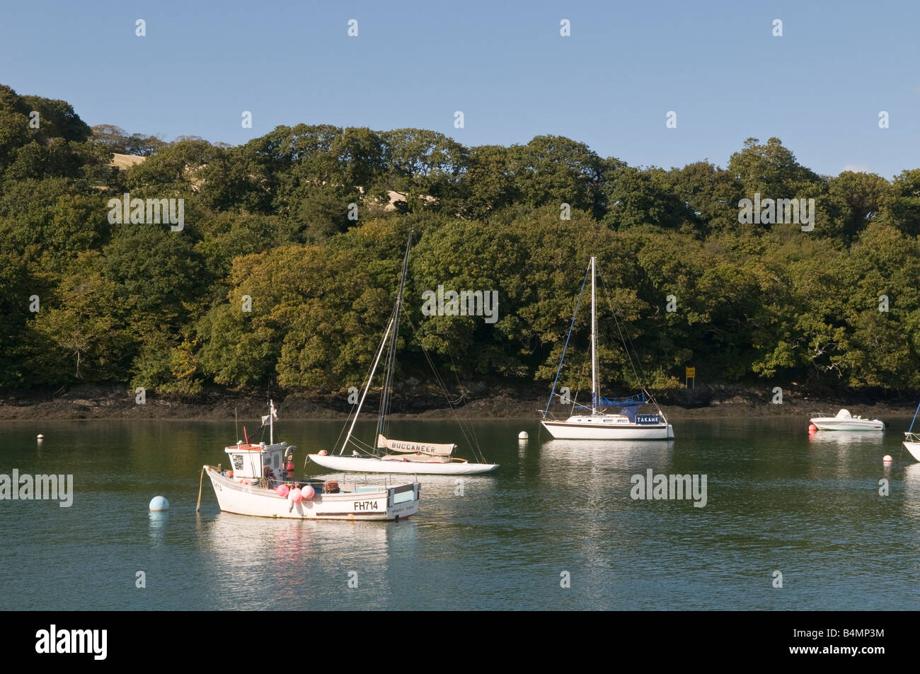 The River Fal at Mylor Harbour Stock Photo - Alamy