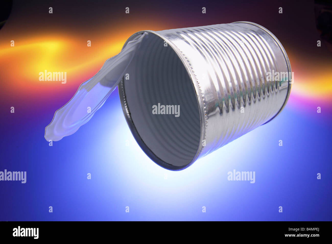 Empty Tin Can Stock Photo - Alamy