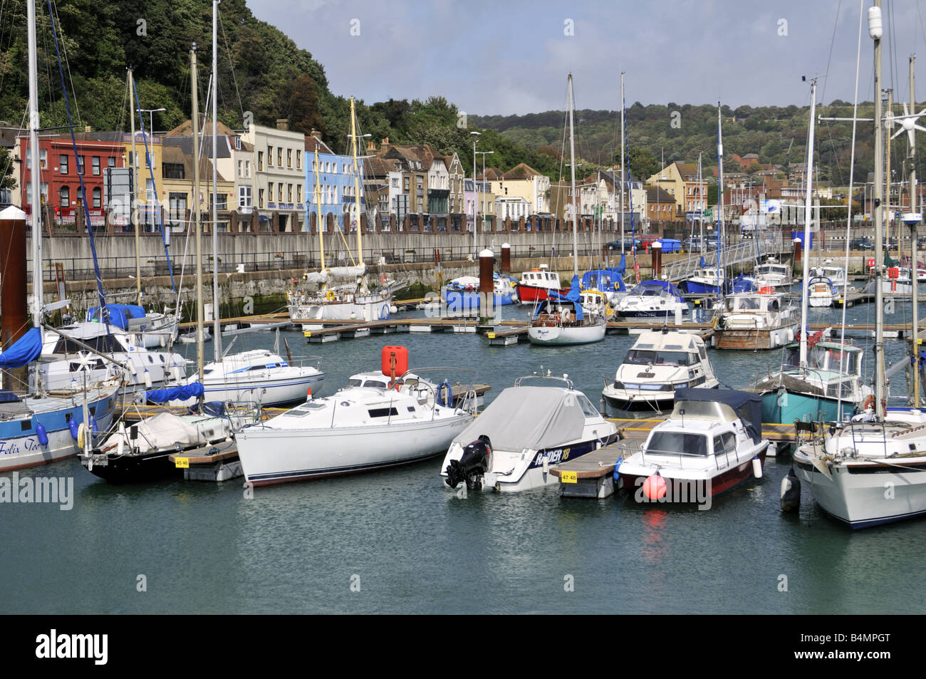 Dover marina Kent UK Stock Photo - Alamy