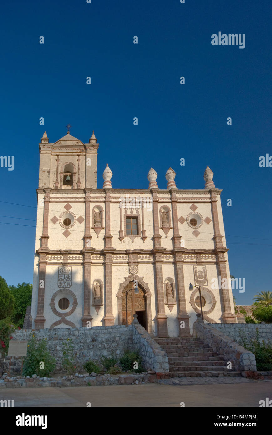 Mision San Ignacio facade Baja California Sur Mexico Stock Photo - Alamy