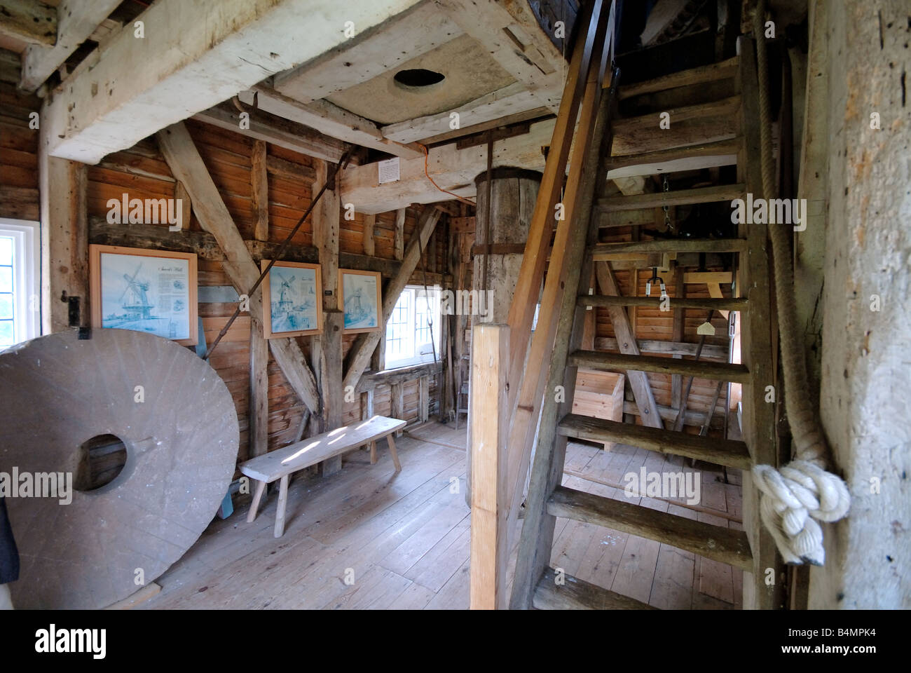 Interior of a windmill hi-res stock photography and images - Alamy