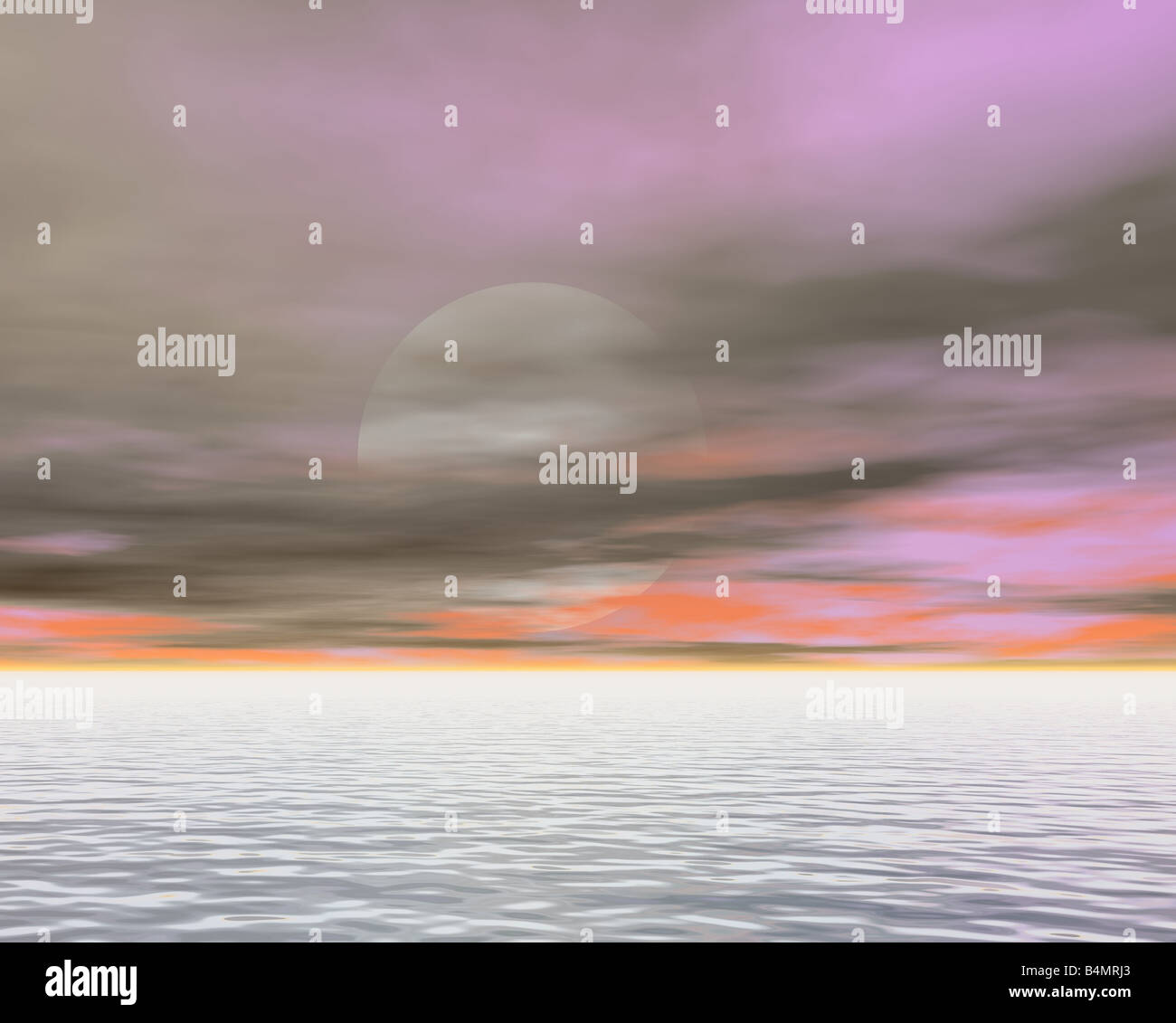 Surreal moonrise hi-res stock photography and images - Alamy