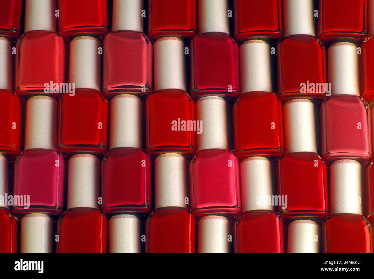 Row red white polish hi-res stock photography and images - Alamy