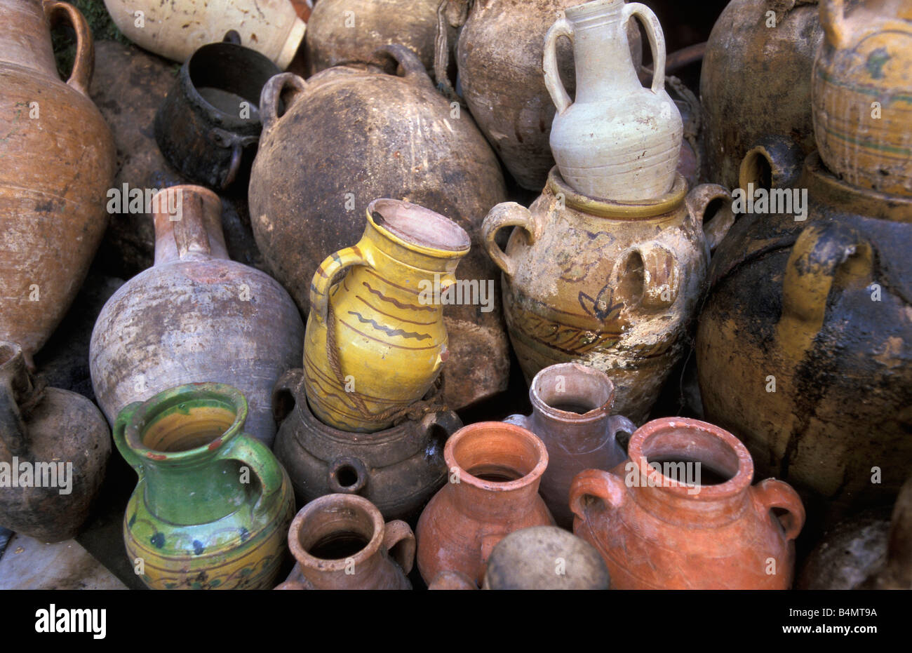 Libya Tripoli Old pottery Stock Photo - Alamy