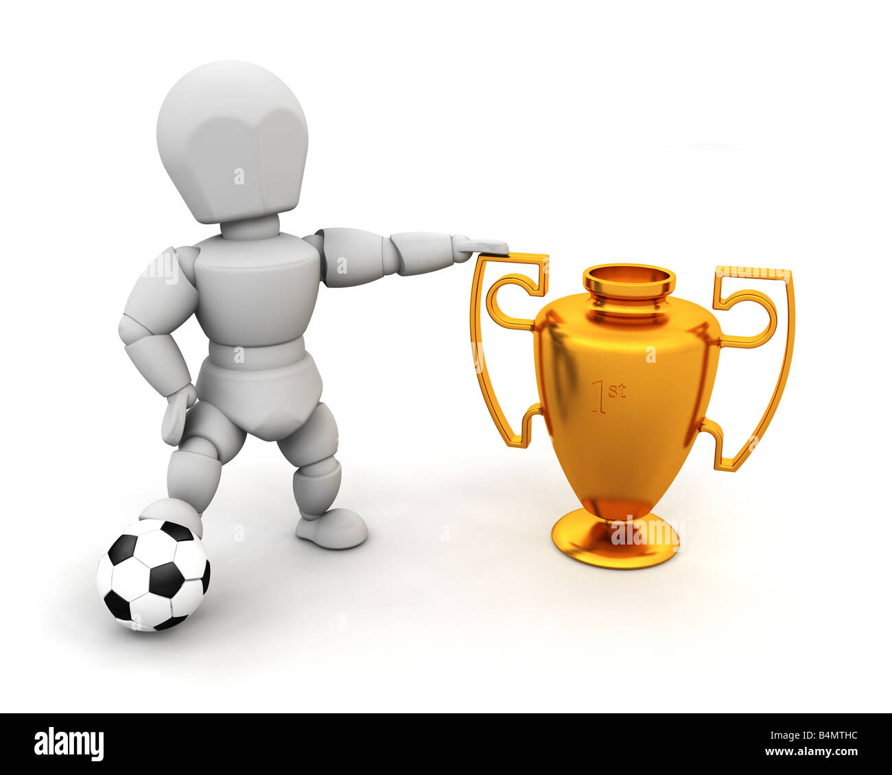 First Place Trophy Football