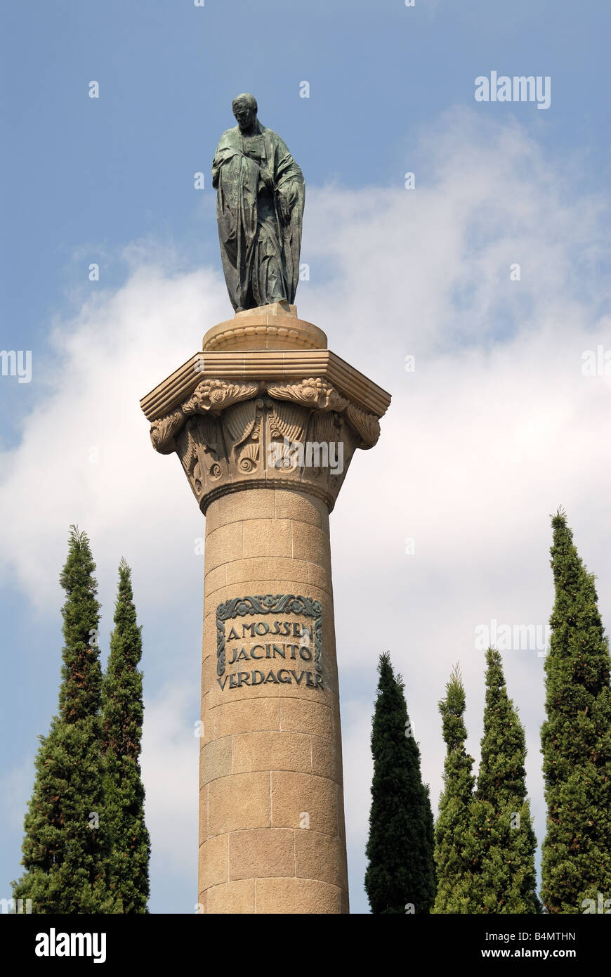 Statue in Barcelona, Spain Stock Photo - Alamy