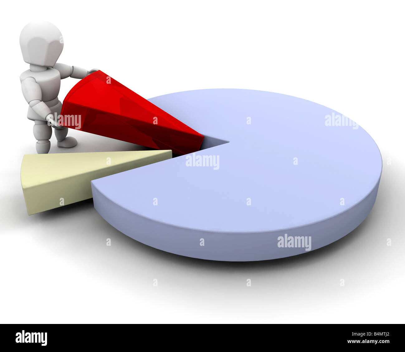 Pie chart Cut Out Stock Images & Pictures - Alamy