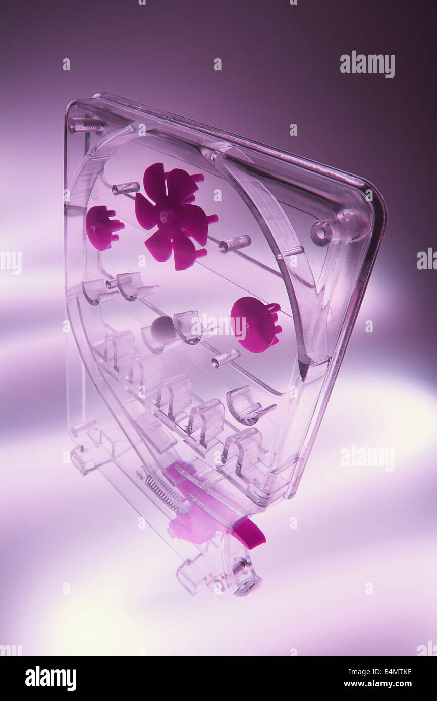 Plastic Pinball Game Stock Photo - Alamy