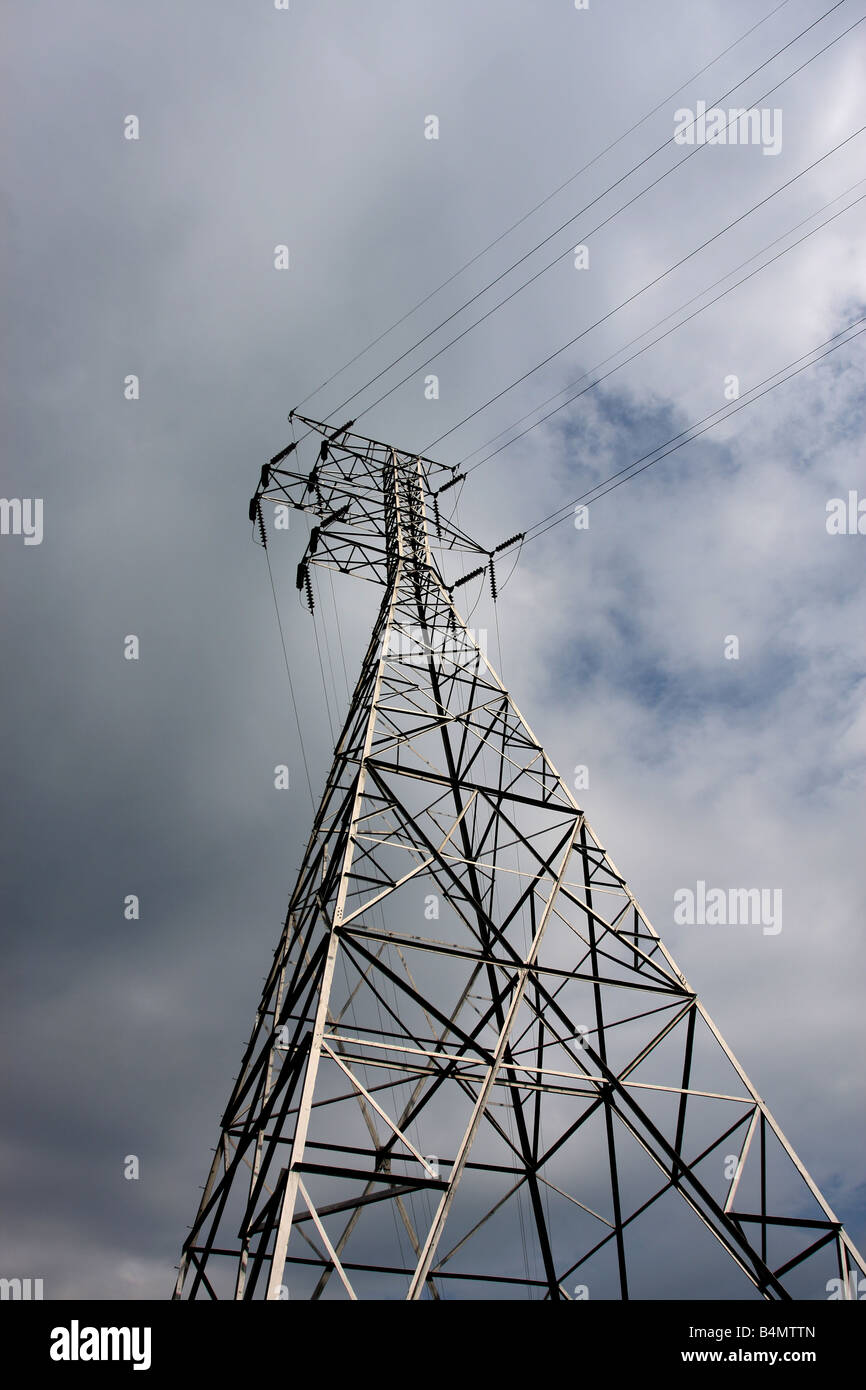 High voltage power lines hi-res stock photography and images - Alamy
