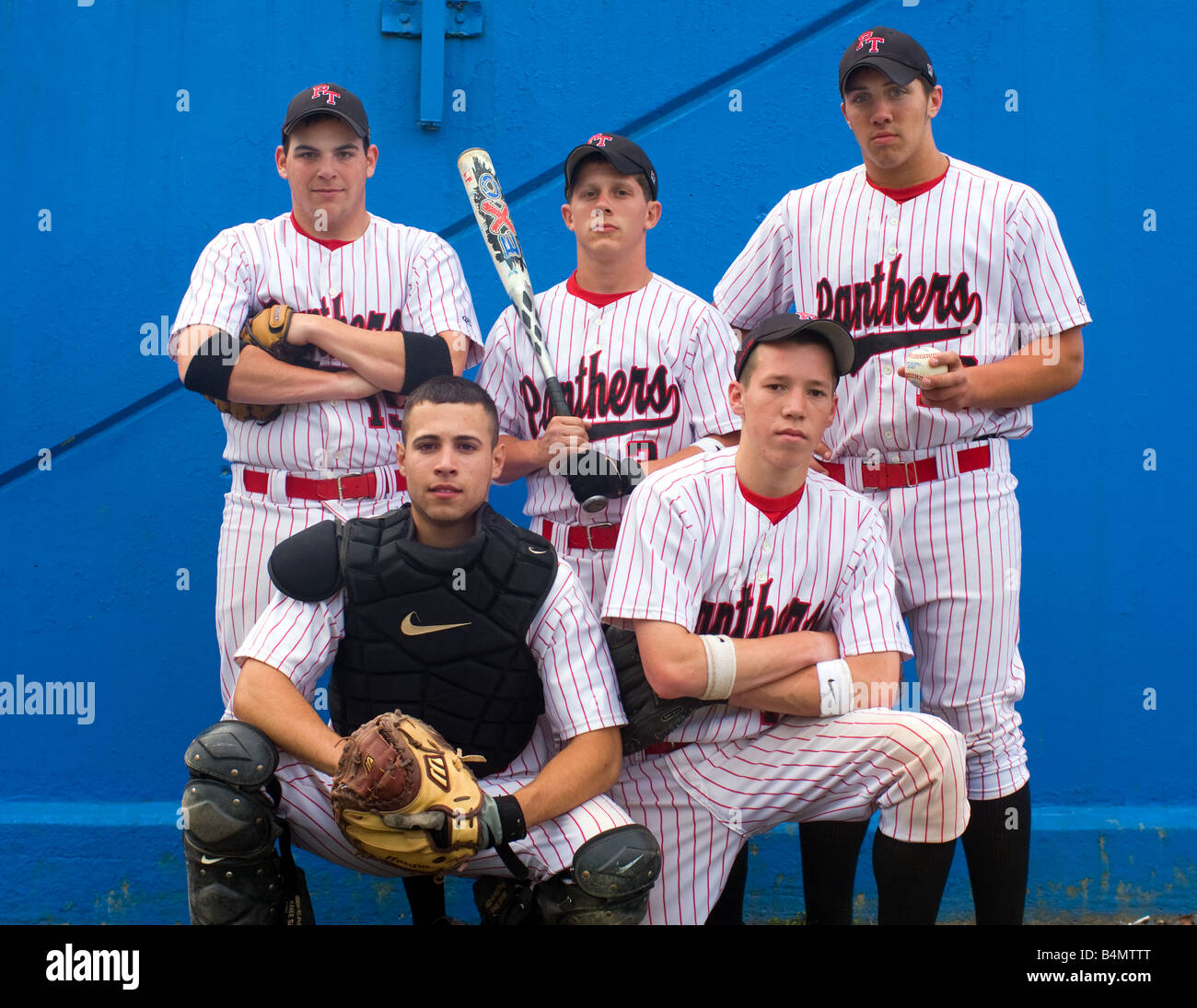High School Baseball Players in Connecticut USA Stock Photo - Alamy
