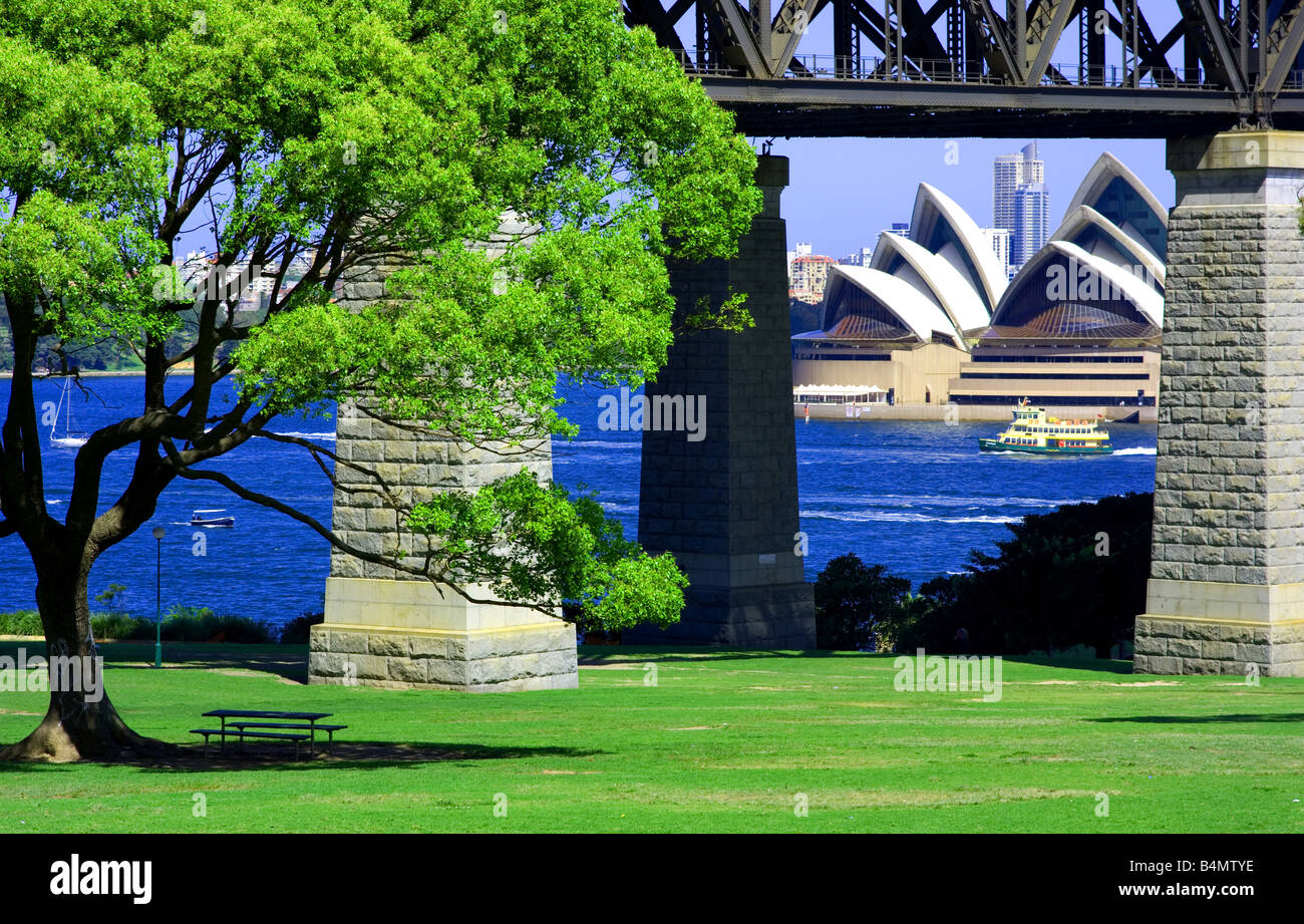 View of Sydney Opera House from Milsons Point Stock Photo - Alamy