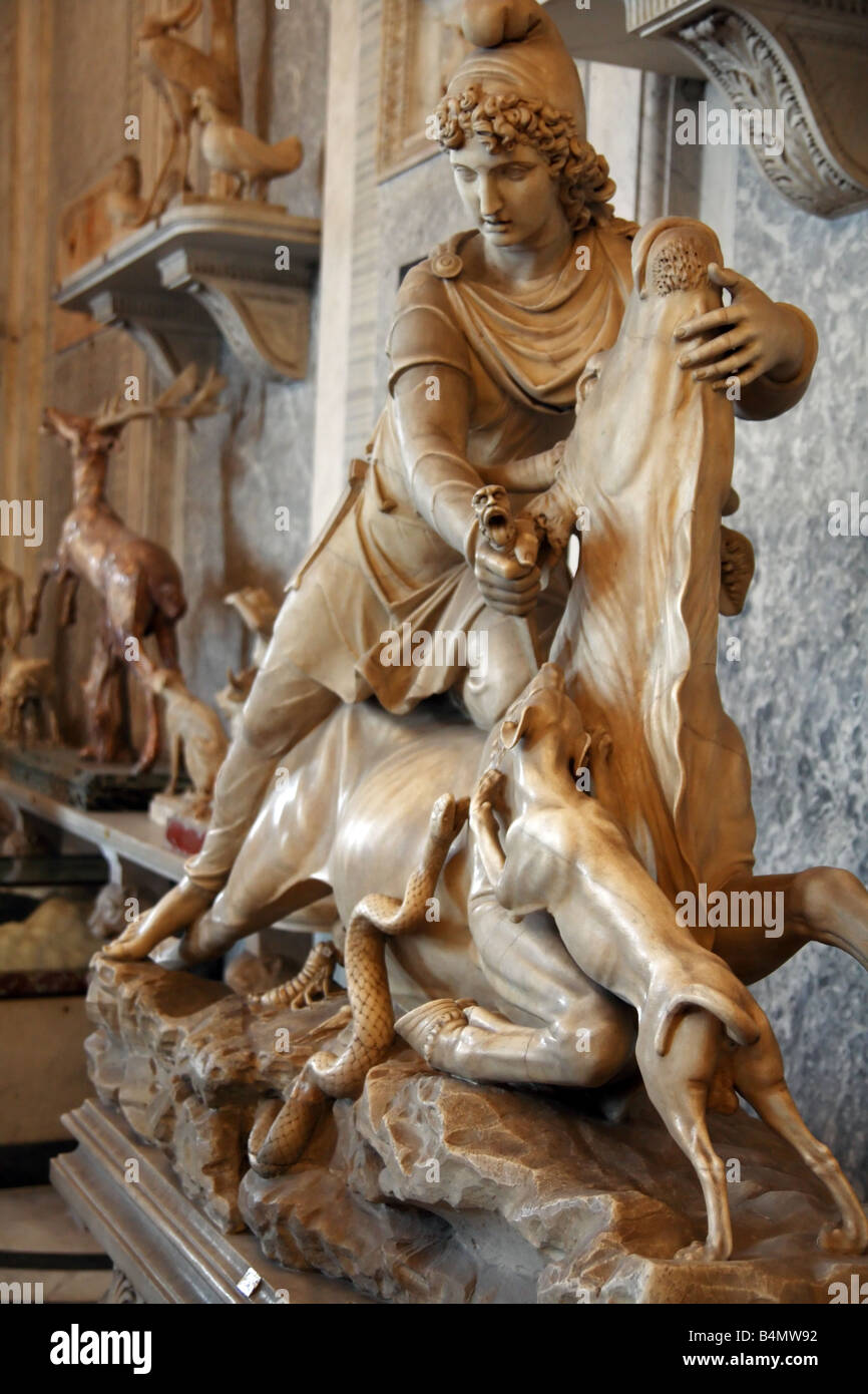 Vatican museum statue Stock Photo - Alamy