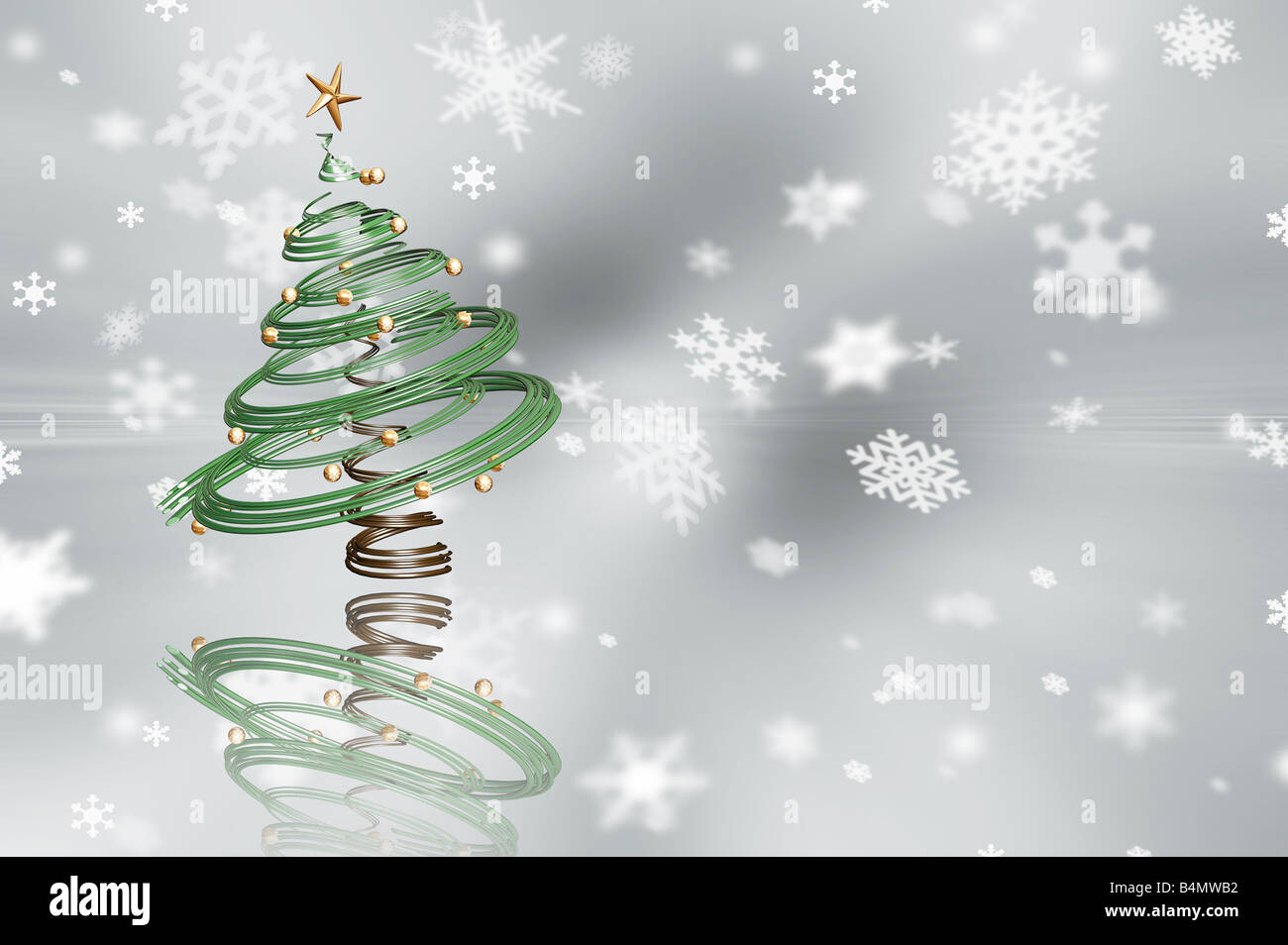 3d snow flakes hi-res stock photography and images - Alamy