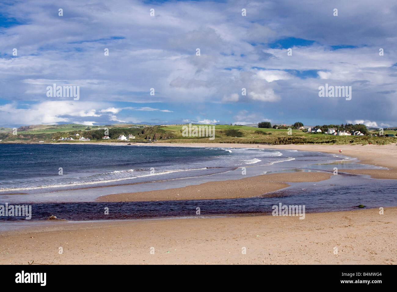 Ballycastle beach in Co Antrim Northern Ireland Stock Photo - Alamy