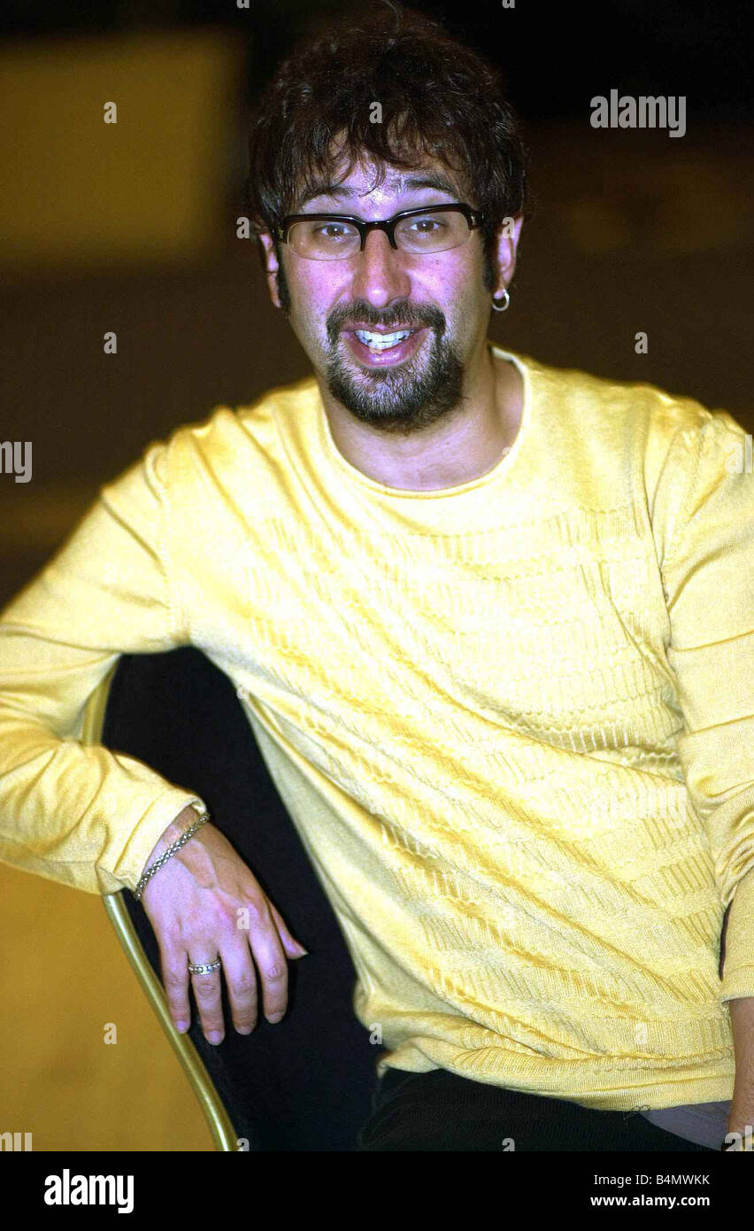 David Baddiel TV presenter and comic January 2001 Stock Photo - Alamy