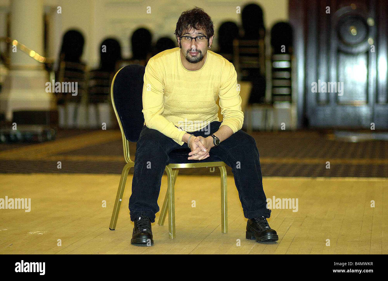 David Baddiel TV presenter and comic January 2001 Stock Photo - Alamy