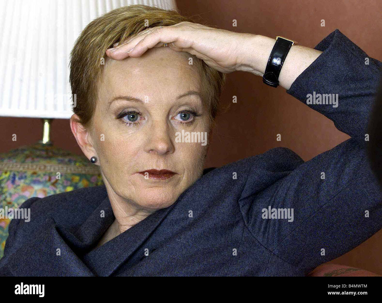 Anne Robinson TV Presenter October 2001 Stock Photo - Alamy