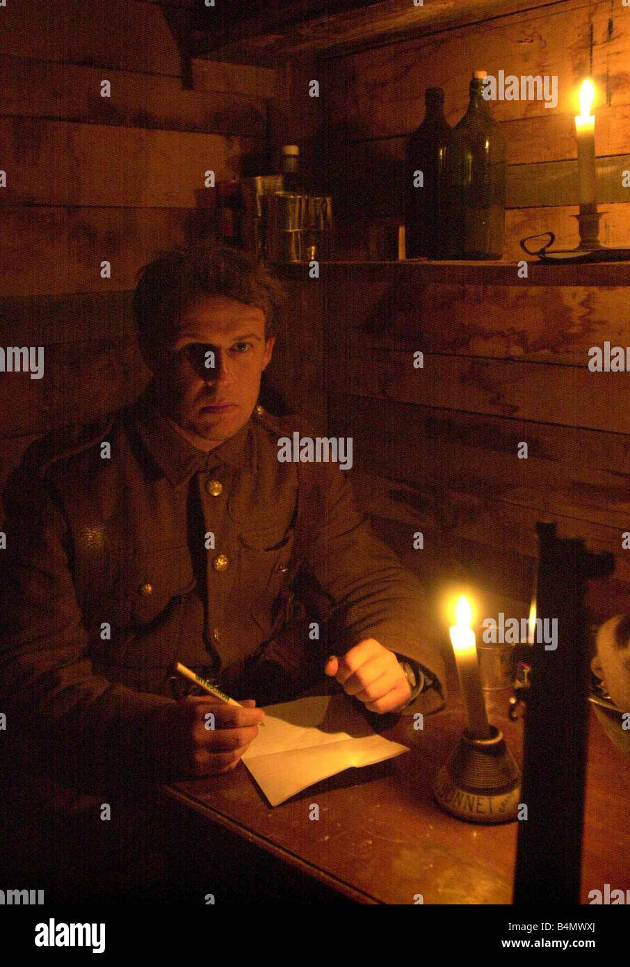 The Trench TV Programme November 2001 Rupert Hamer in The Trench Stock ...