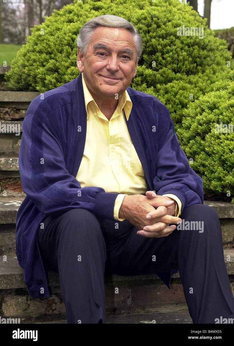 Bob Monkhouse March 2002 Comedian TV Presenter and Writer Stock Photo ...