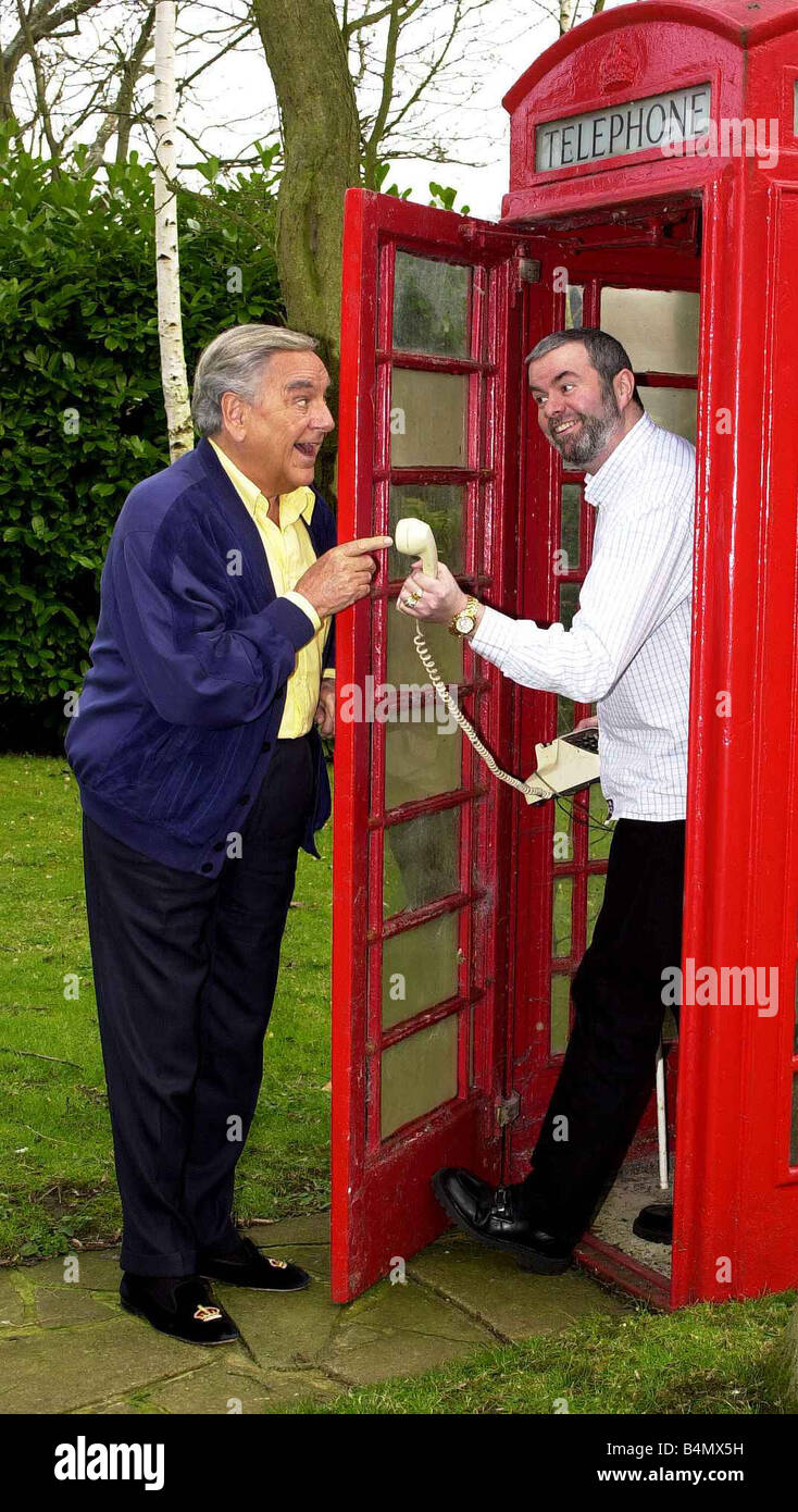 Bob Monkhouse March 2002 Comedian TV Presenter and Writer Stock Photo ...