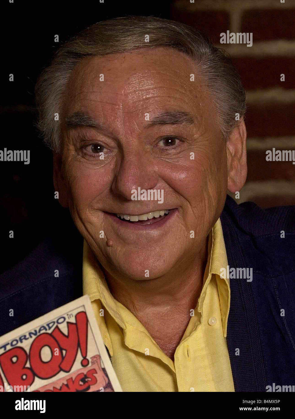 Bob Monkhouse March 2002 Comedian TV Presenter and Writer Stock Photo ...