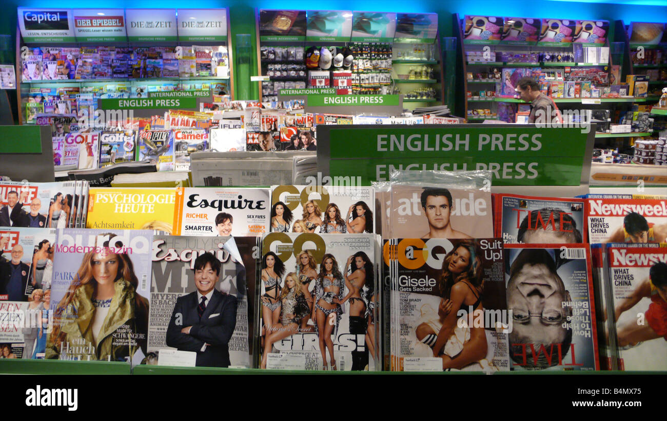 English language magazines hi-res stock photography and images - Alamy
