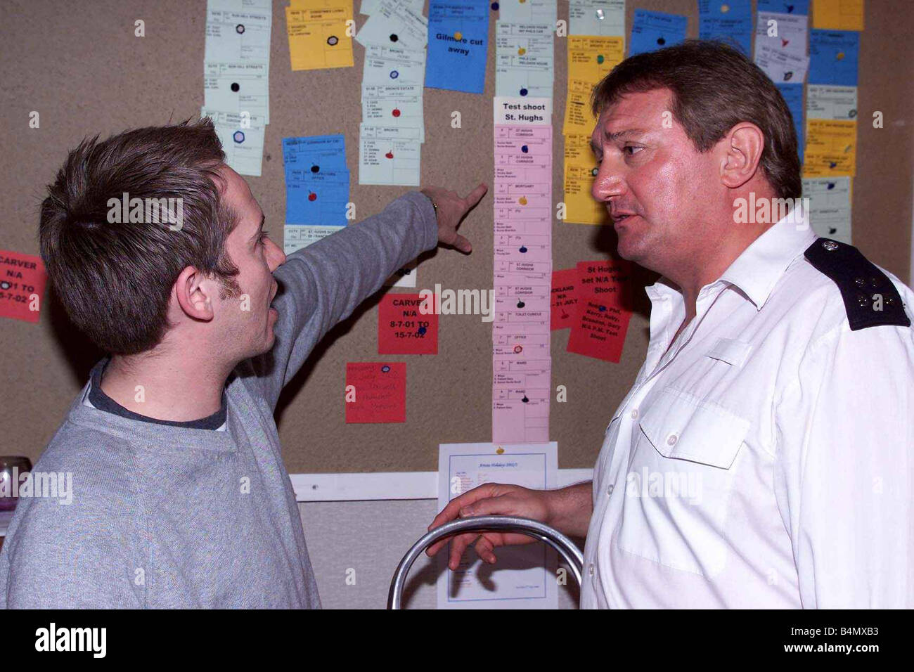 TV Programme The Bill July 2002 Behind the scenes at The Bill TV show ...