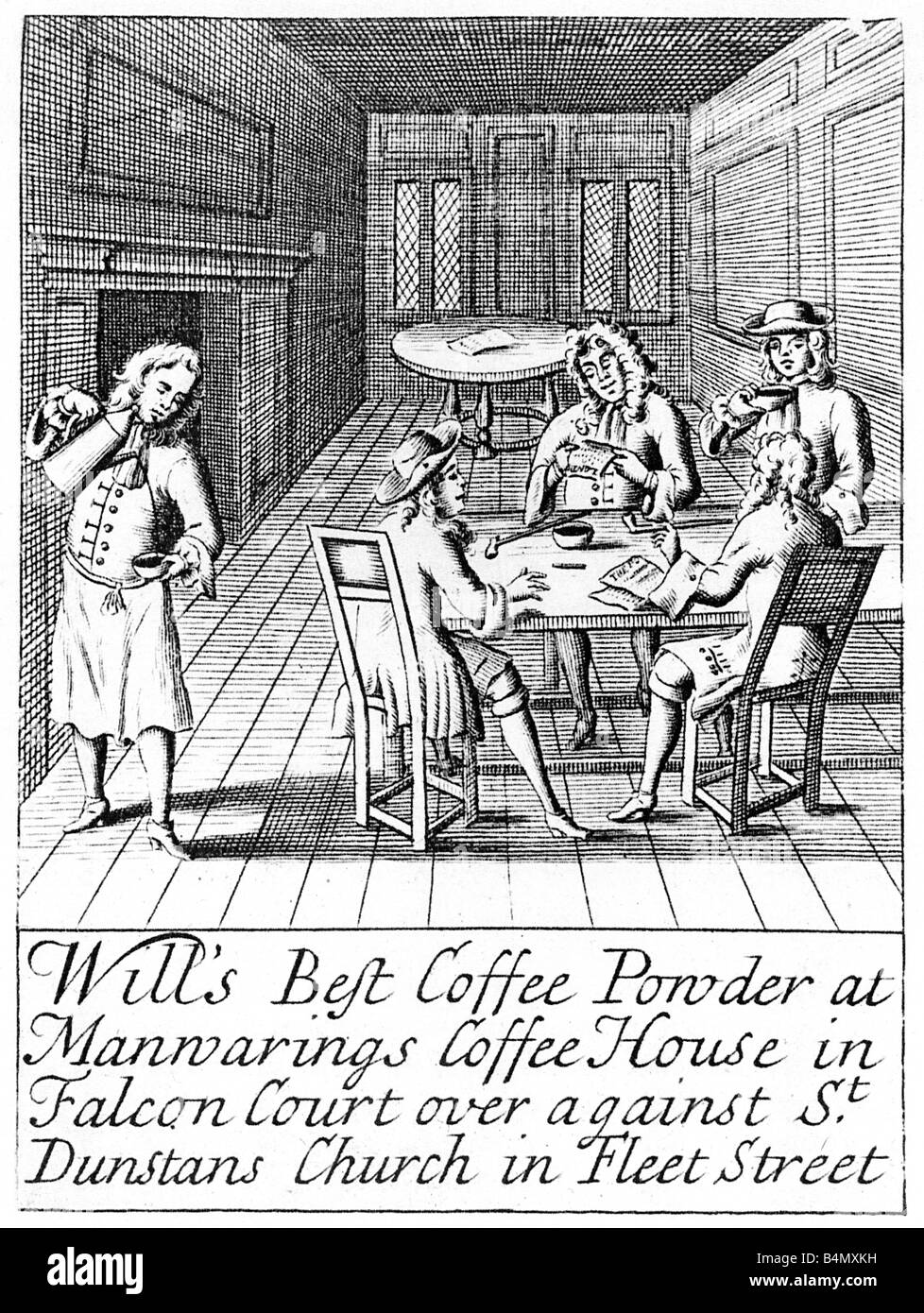 18th century coffee house hi-res stock photography and images - Alamy