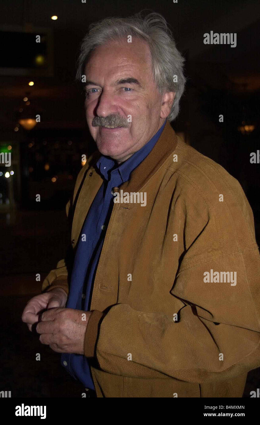 Des Lynam TV presenter in Brussels June 2000 after ITV had won the ...