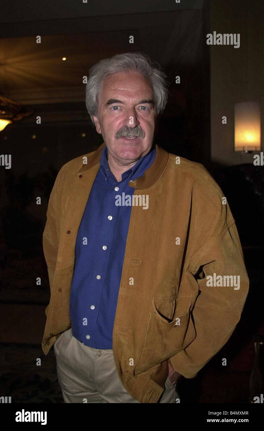 Des Lynam TV presenter in Brussels Belgium June 2000 after ITV had won ...